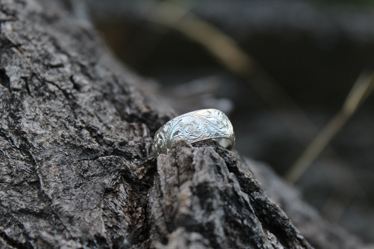 Narrow Engraved Band – JAD Custom Engraving